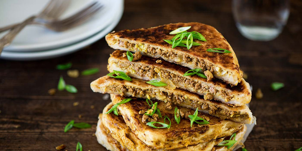 Murtabak from Malaysia & Tavaa Roti or Mughlai Paratha from India