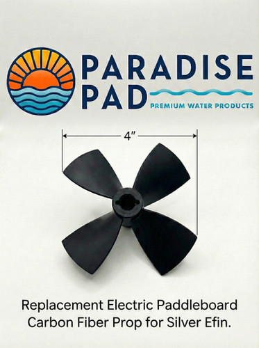 Replacement 4" Carbon Fiber Electric Fin Propeller | ParadisePad