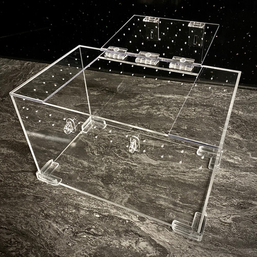 EntoScapes 25x15x15cm Critter Keeper Enclosure - Bespoke Acrylic Vivarium