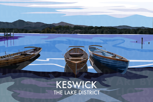Keswick, The Lake District | Art by Lloyd