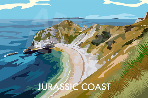 Jurassic Coast | Art by Lloyd