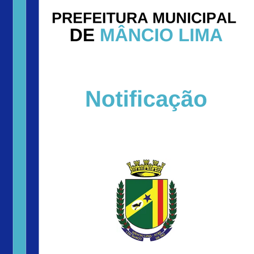 Notificação - Construção de Centro de Atenção Psicossocial. | Mâncio Lima