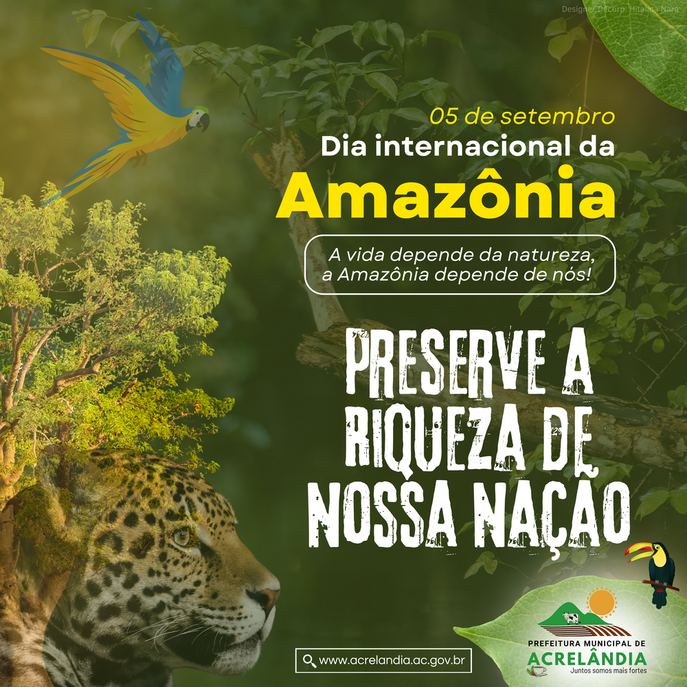 5 de setembro: Dia da Amazônia