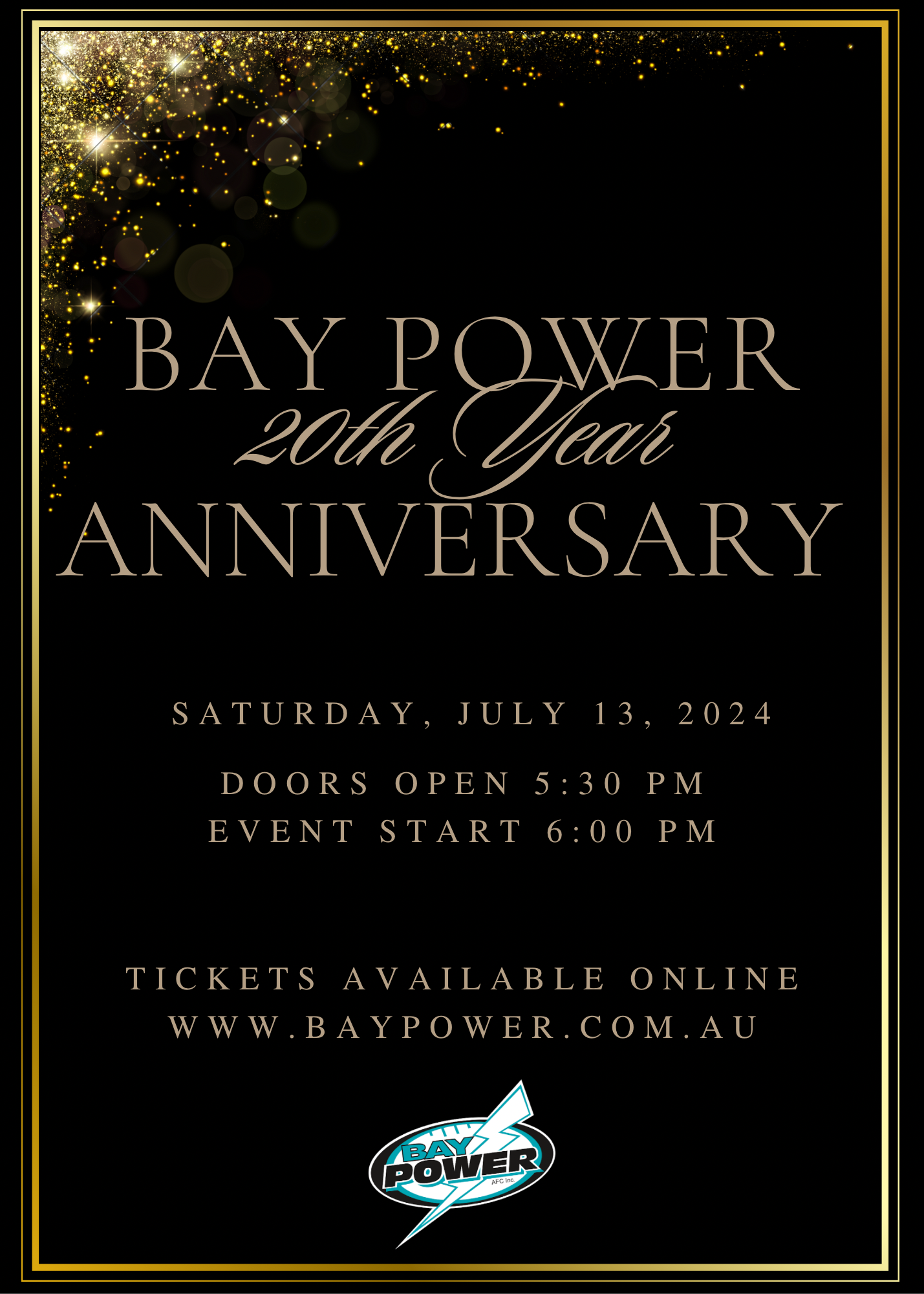 20th Year Anniversary | Bay Power AFC