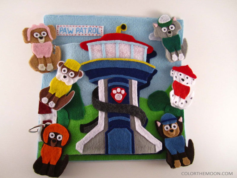 PAW PATROL FINGER PUPPETS: A QUIET BOOK PAGE THAT KIDS WILL LOVE!