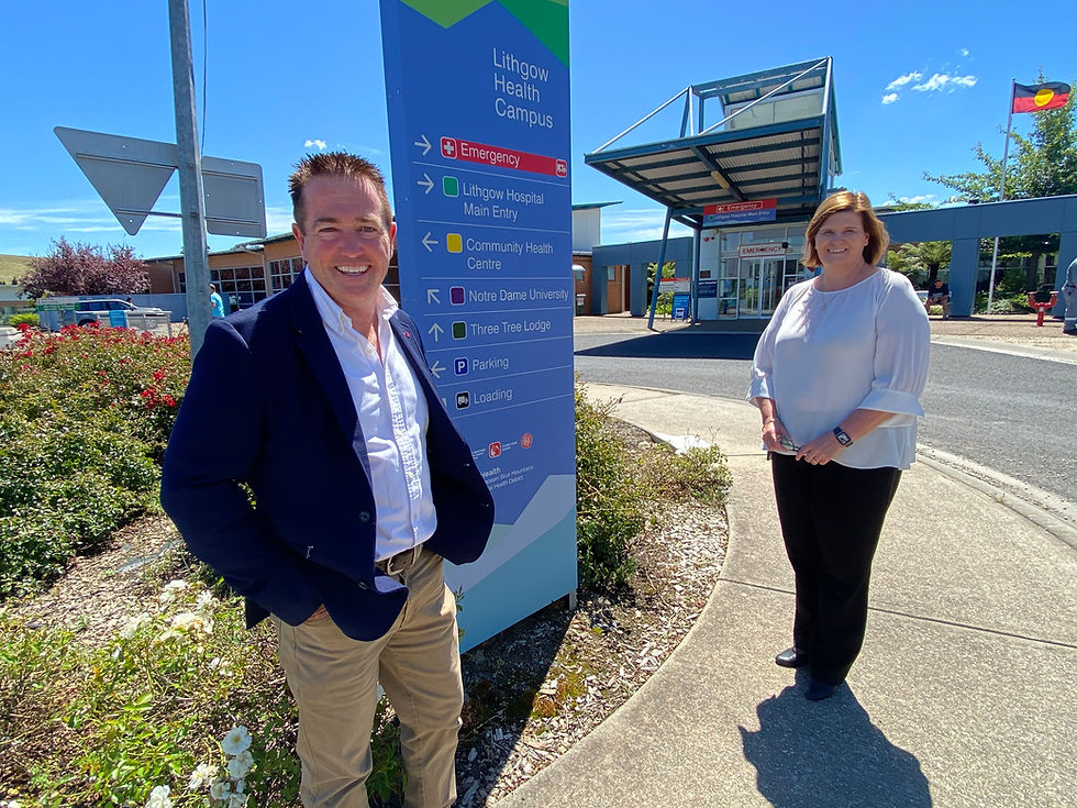 $3 MILLION COMMITMENT FOR MRI AT LITHGOW HOSPITAL IS ON TRACK FOR END ...