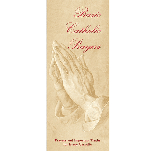 Basic Catholic Prayers (Pamphlet) | newhopeproject2