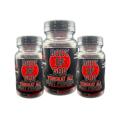 Triple Pack | Tongkat Ali Root Powder Capsules | Body Of God