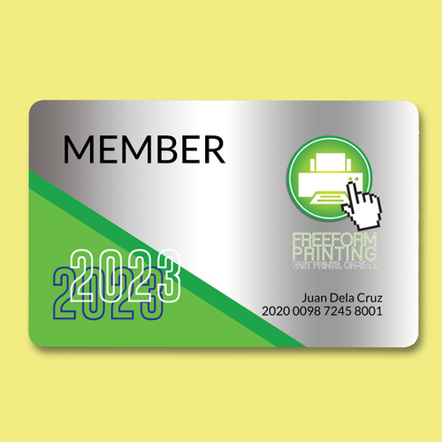 Membership Card Layout | Small Piece of Paper