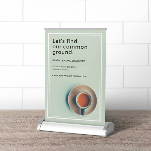 A3 Roll Up Banners | Small Piece of Paper