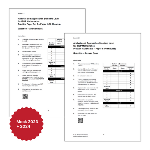 Global Mock Exam Collection (Mock 2023 + 2024) for IBDP Maths AASL [PDF ...
