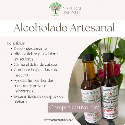 Alcoholado Artesanal Natural 100 | Natural Infinity