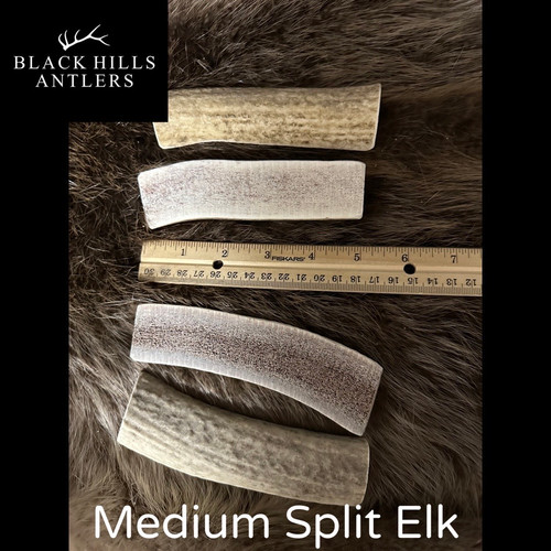 Medium Mid-Grade Split Elk 4 Pack | Black Hills Antlers