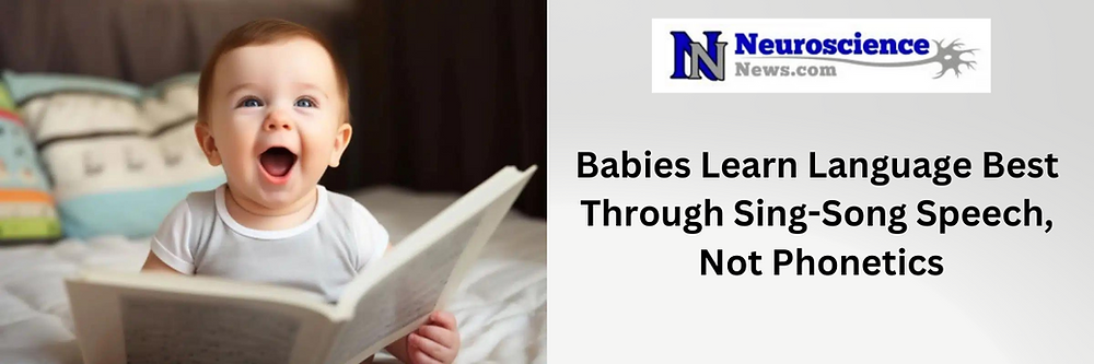 "Babies learn language best through sing-song speech, not phonetics"