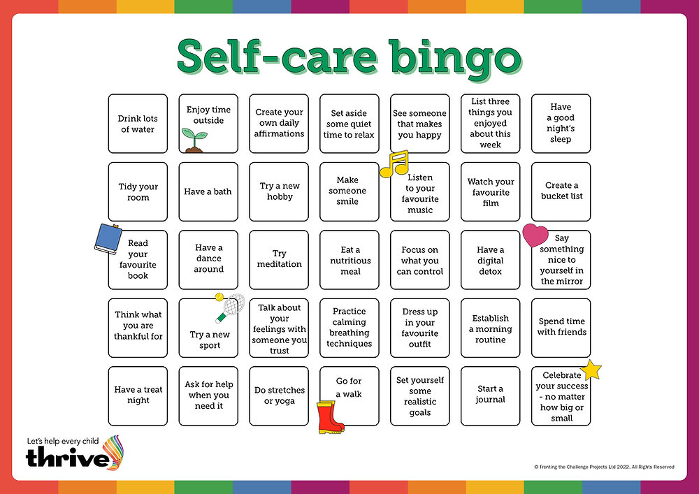 Self Care Bingo!