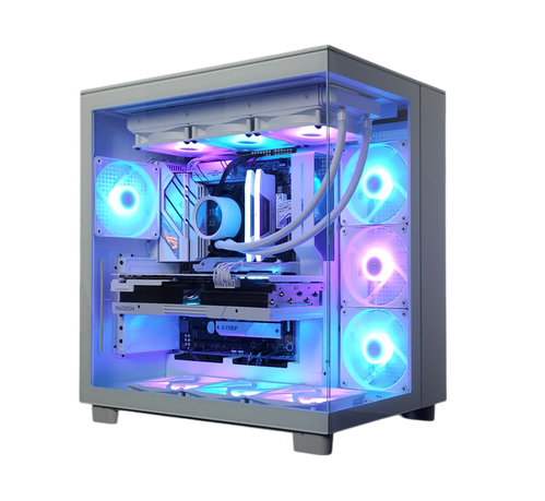NZXT H9 RGB Gaming PC - RTX 5090 32GB - AMD Ryzen 7 9800X3D - 32GB ...