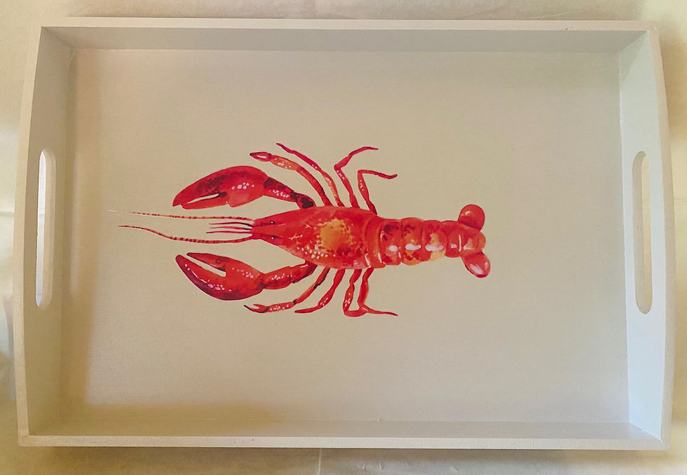 Tray animal medium hand made wood bespoke personalised gift present ...