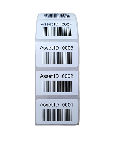 Asset Id Barcode Labels, Smaller Size | Online Pat Labels