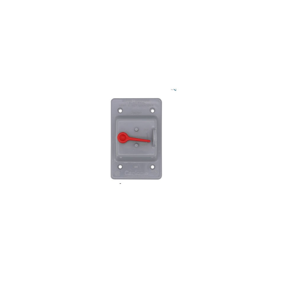 Weatherproof Toggle Switch Box Cover (Gray) | MC Lumber & Hardware