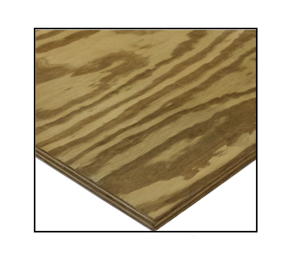1/2 x 4 x 8 AC2 Above Ground Green Pressure Treated CCX Plywood ...