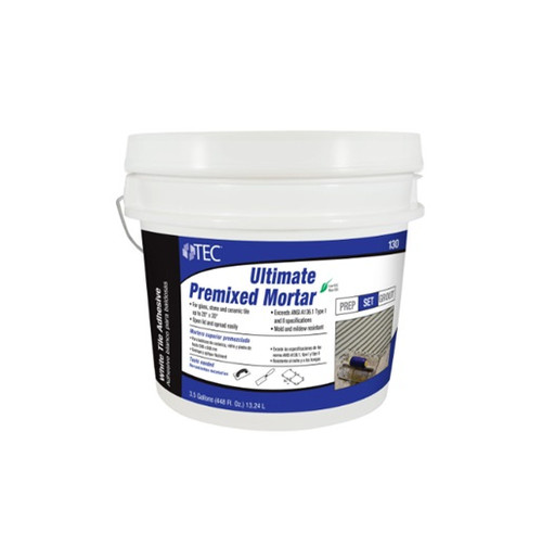 TEC® White Ultimate Premixed Mortar 130 - 3.5 gal | MC Lumber & Hardware