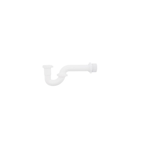 1-1/2" White PVC P-Trap w/ Threaded Weld PVC Adapter (3 Nuts) | MC ...