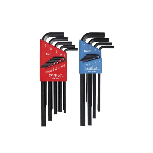 Eklind® SAE/Metric L-Wrench Combination Hex Key Set - 22 Piece ...
