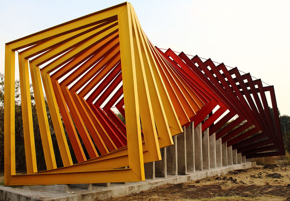 Ejemplos de arte abstracto.