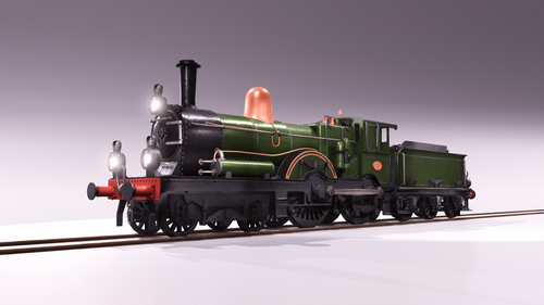 1700 Class Steam locomotive 3D print files | PocketRailwayMuseum