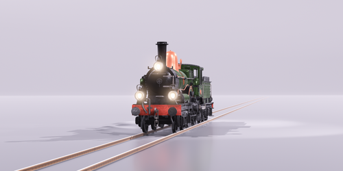 1700 Class Steam locomotive 3D print files | PocketRailwayMuseum