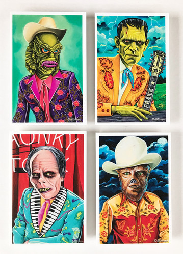 Famous Monsters of Country Music Magnet Set | My Site