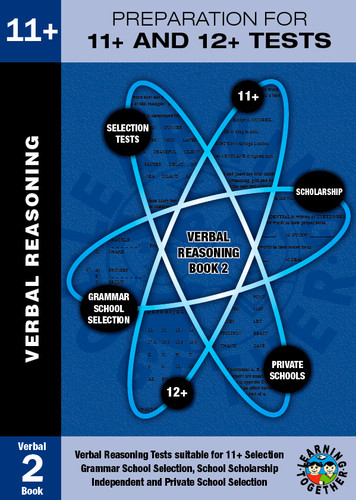 11+ Exams Verbal Reasoning Book 2: Comprehensive practice for 11-plus exams