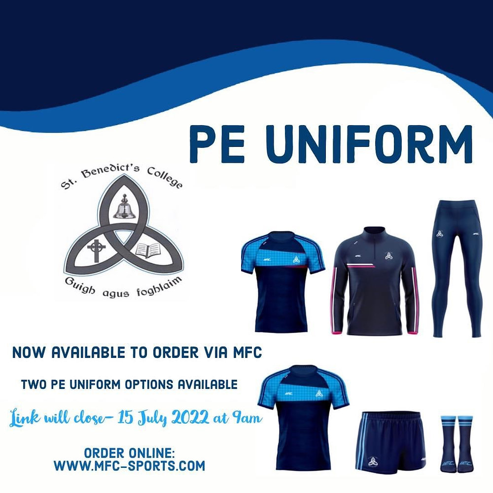 Order PE Uniform here