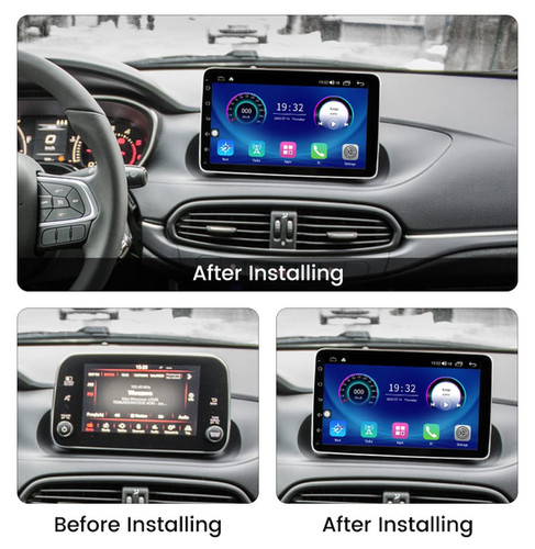 9" Autoradio Android Fiat Tipo dal 2019 bt wi-fi navi carplay | CRT ...