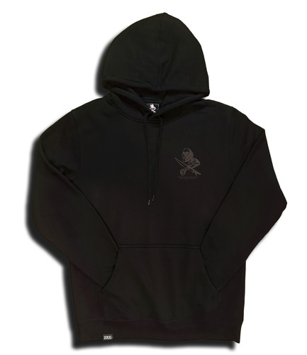 TBFC-Og Logo Hoodie Black on Black | The Black Flag