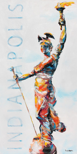 15 x 30 Lady Victory Indianapolis FRAMED | chuckhorsman