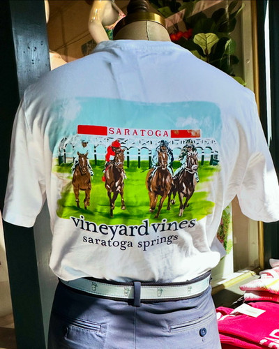 Custom Vineyard Vines Saratoga Track Short Sleeve | pinkpaddock
