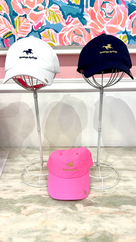 Custom Embroidered Saratoga Springs Lilly Hat | pinkpaddock