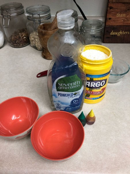 Easy Washable Window Paint from Kitchen Ingredients
