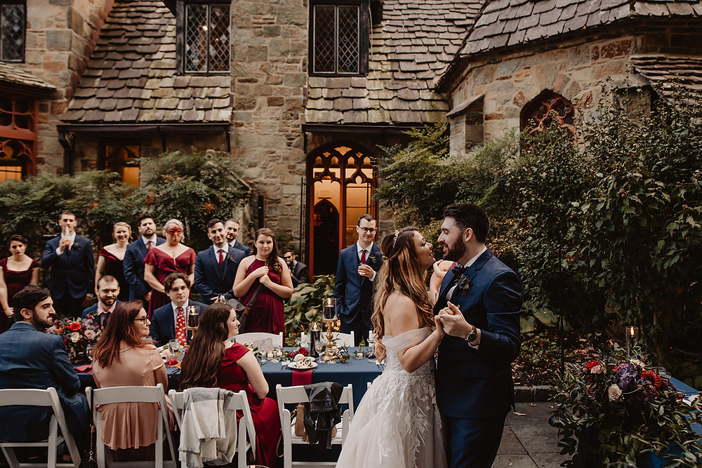 October Wedding at The Cloisters Castle - A Fairytale Wedding with a ...