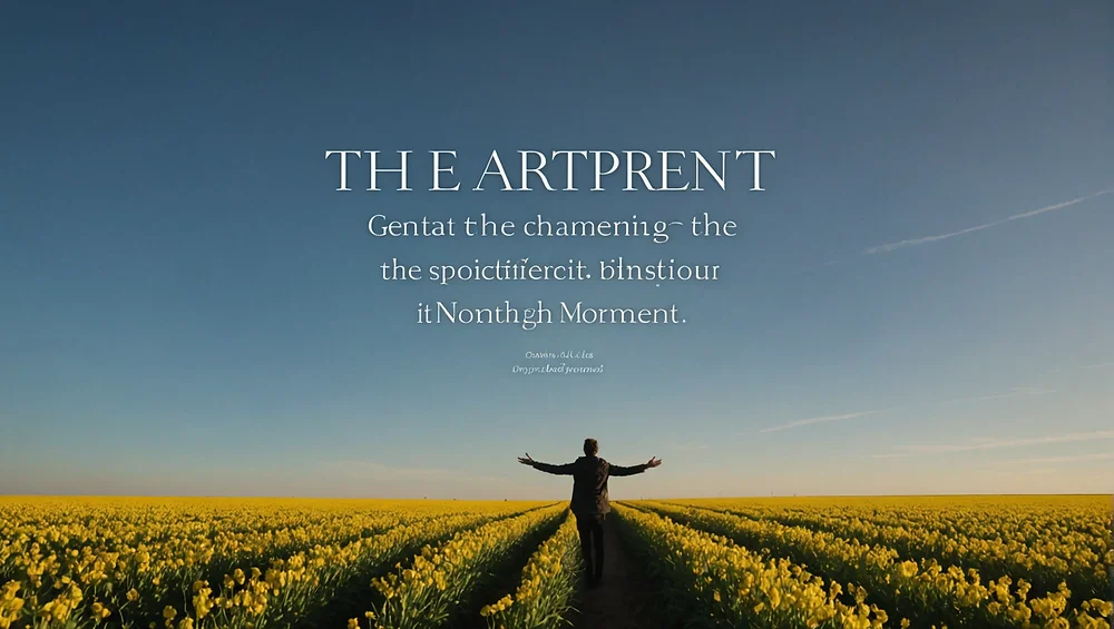 The Art of Being Present: Navigating the Path to Living in the Moment