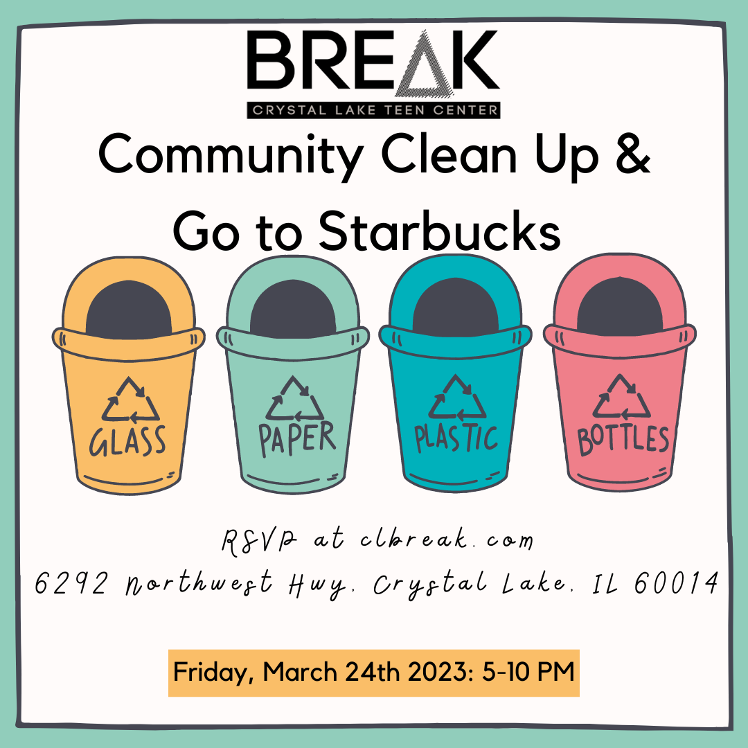 Community Clean up & Starbucks Walk | clbreak