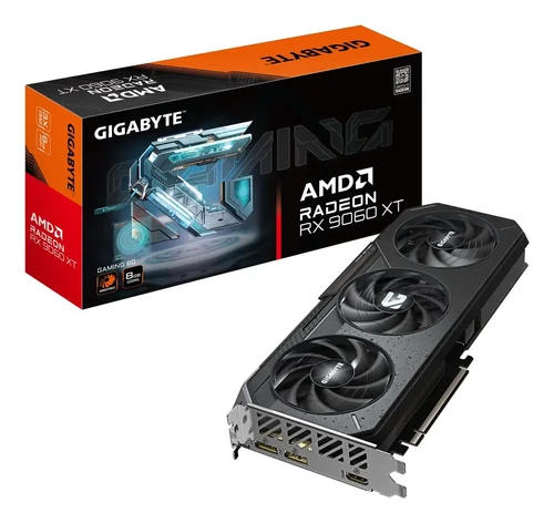Gigabyte RX 9060 XT Gaming 8G | WINDFORCE 3X, 450W | Standesk