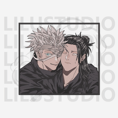 Embroidery Designs for Gojo Satoru & Suguru Geto Jujutsu Kaisen ...