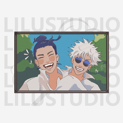 Embroidery Designs for Gojo Satoru & Suguru Geto Jujutsu Kaisen ...