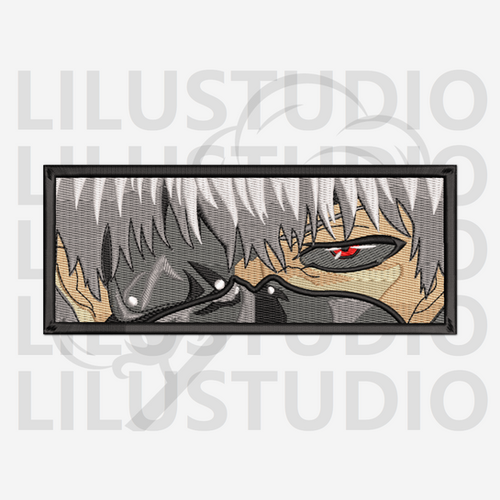 Embroidery Designs for Ken Kaneki Tokyo Ghoul character | LiluStudio