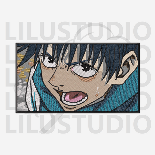 Embroidery Designs for Yuta Okkotsu Jujutsu Kaisen character | LiluStudio