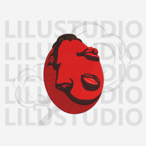 Embroidery Designs for Behelit symbol Berserk | LiluStudio