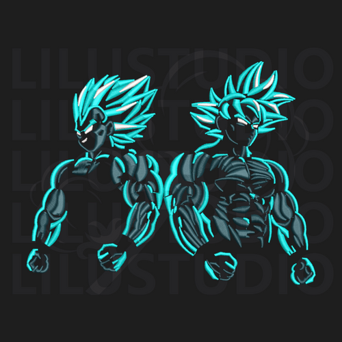 Embroidery Design for Dragon Ball | LiluStudio
