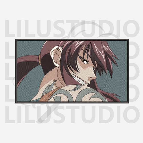 Embroidery Designs for Revy Black Lagoon character | LiluStudio